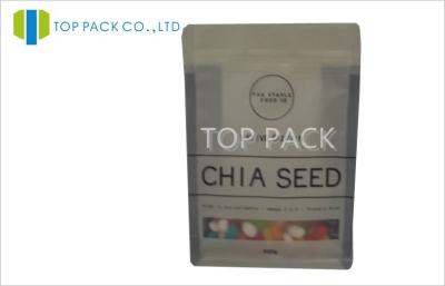 Cina Sano ricicli a chiusura lampo stanno sui sacchetti per il fondo piatto del seme di Chia in vendita