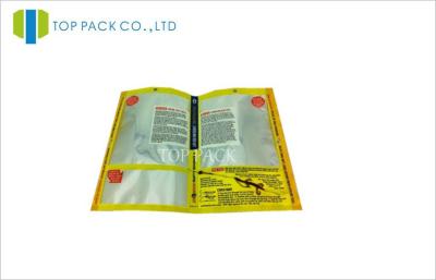 Cina Stagnola d'imballaggio di richiamo di plastica giallo di pesca dentro con forma del libro in vendita
