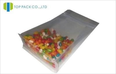 中国 透明なプラスチックは正方形の最下のジッパーが 250g 側面のガセットを封じ直す袋を立てます 販売のため