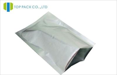 Cina Il bianco ha stampato il fondo che delle borse del di alluminio la chiusura lampo aperta risigilla, PET/VMPET/PE in vendita