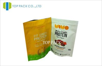 中国 ジップ ロック式オレンジ無光沢の印刷物は 4Layers の袋 MOPP を立てます 販売のため