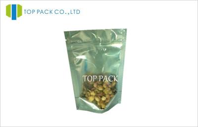 中国 ポリ袋の前部クリア バック ホイルの破損 Nortch を立てる明白な Ziplock 販売のため