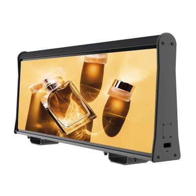 Cina il tetto LED del taxi del modulo di 240×320mm visualizza il doppio cartellone pubblicitario laterale in vendita