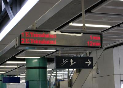 Cina Uso della stazione ferroviaria del sottopassaggio della visualizzazione delle informazioni del passeggero di EN12966 LED in vendita