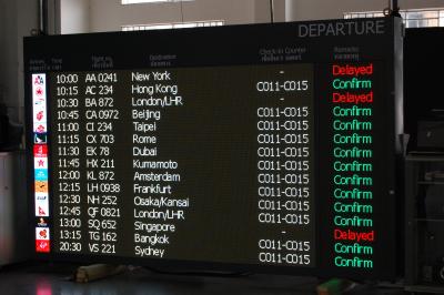Cina Segno variabile del messaggio della visualizzazione delle informazioni di volo dell'aeroporto di IP65 LED in vendita