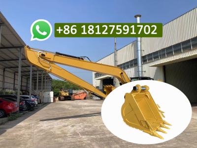 중국 SK200 장거리 부름 팔 사용용 발굴기 버킷 CAT320D ZX200 판매용