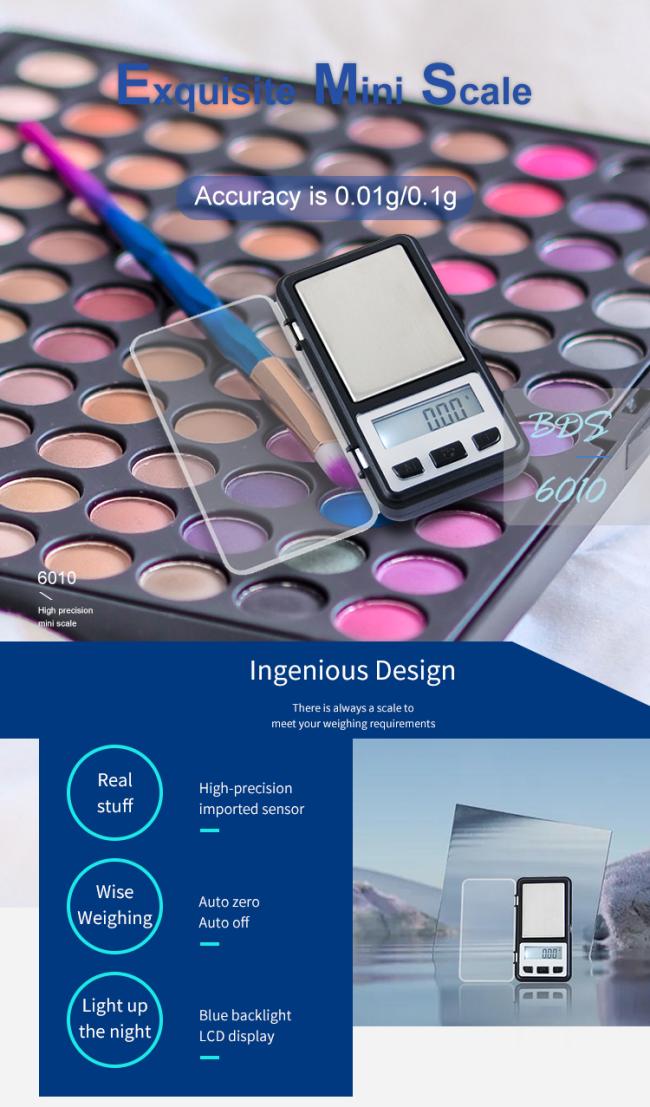 High Accuracy Mini  0.01g Electronic Weighing Jewelry Scale Digital Pocket Pocket Jewelry Scale