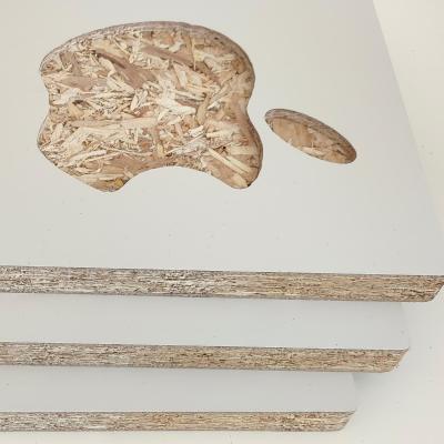 China Factory Price 18mm High Gloss OSB Plywood 4x8 Sheet Laminated Particle Board PETG Chipboard E1 Pet MDF Cabinet Door for Kitchen for sale