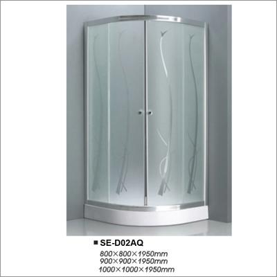 Cina Recinzione scorrevole professionale della doccia del bagno con la doppia porta di vetro acida in vendita