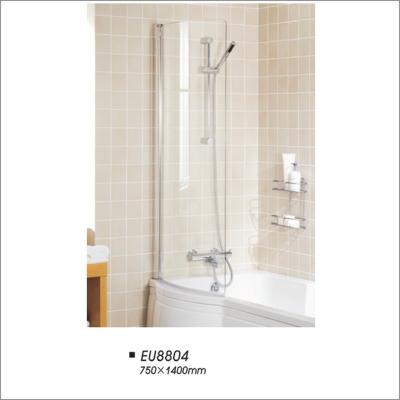 Cina tipo piegante 750mmx1400mm Frameless dello schermo di vetro del bagno temperato 6mm in vendita