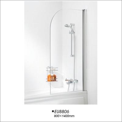 Cina Schermo Frameless del bagno del perno, schermi di doccia di vetro di spessore di 6mm per le vasche in vendita