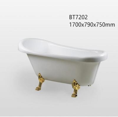 Cina Le vasche acriliche moderne di lusso di Clawfoot, vasca indipendente della Jacuzzi con regolano i piedi in vendita