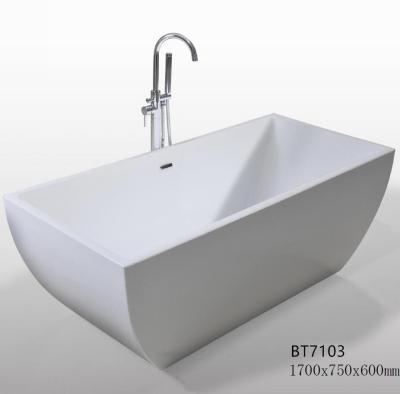 Cina Dimensione comoda della vasca indipendente acrilica semplice 1700x750x600mm della Jacuzzi in vendita