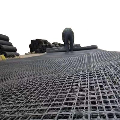 Cina 60-60 kn Drive di ampiezza PP Biassiale Geogrid Roll Ideale per la costruzione di ingegneria civile in vendita