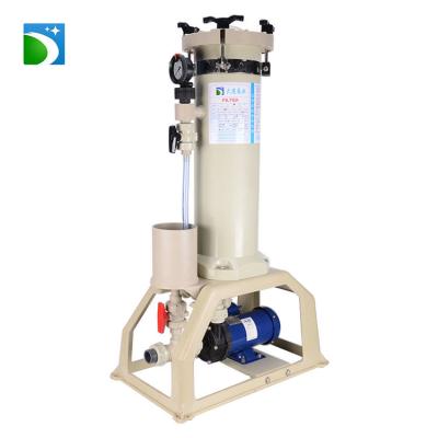 Cina il prodotto chimico industriale resistente alla corrosione di 400W pp filtra il sistema di pompaggio verticale del filtrante in vendita