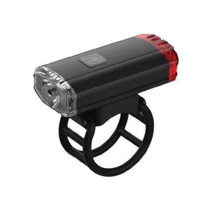 China luz recargable del casco 2in1 con el montar a caballo de la luz de la bici de la noche del soporte del soporte en venta