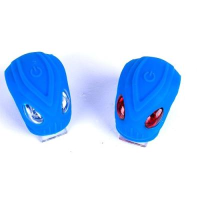Cina sicurezza delle luci della bicicletta dei bambini di 46x30x32mm 1 torcia elettrica del silicio di Lm in vendita