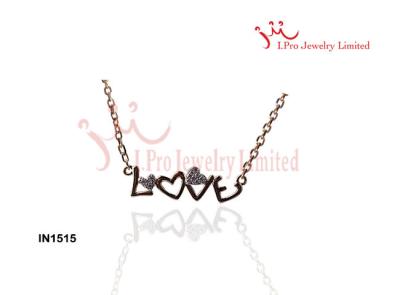 China 925 de echte Zilveren Hart en Cupidotegenhangers van de Pijlhalsband met Ketting voor Huwelijk Te koop