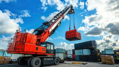China 45-Ton Reach Stacker for Port Logistics with 15m Lifting Height for sale