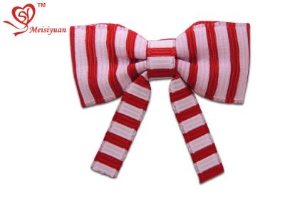 China La cinta festiva larga de la raya de dos colores que ata la Navidad arquea, diseño de la moda de los arcos de la cinta del envoltorio para regalos en venta