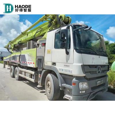 Chine HAODE 5351THB 52m Zoomlion Pousseur lourde diesel Ciment pompe à béton à vendre