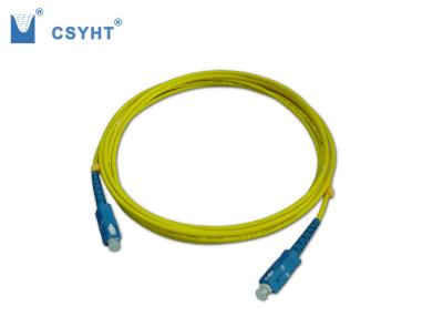 Cina Collegamento denso di singolo modo del cavo di toppa del cavo a fibre ottiche dello Sc UPC alto in vendita