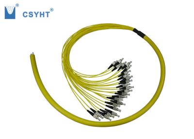 Cina I 24 centri scoppiano perdita di inserzione bassa del rivestimento del PVC/LSZH del cavo a fibre ottiche OS2 della treccia in vendita