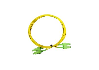 Cina La toppa duplex semplice della fibra conduce il rivestimento SCAPC LCAPC LCUPC SCUPC del cavo del PVC LSZH in vendita