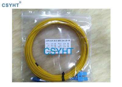 Cina Treccia a fibra ottica di SC/UPC MP DX G657A2 2.0mm LSZH 10m in vendita