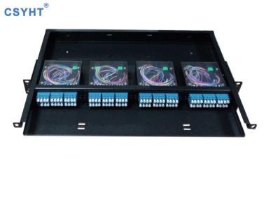 中国 鋼鉄1U UHD MPO/MTP-LC 96繊維パッチ盤を冷間圧延しなさい 販売のため
