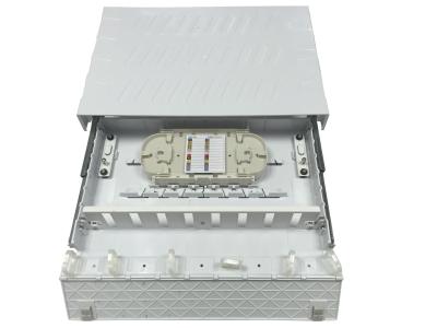China 48 Rack Mounted Plastic Fiber Optic Patch Panel FTTH Distribution Frame à venda