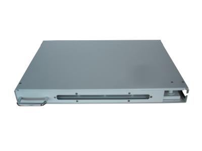 China 24 Rack Mounted Fiber Optic Patch Panel with Swing out Splice Tray à venda