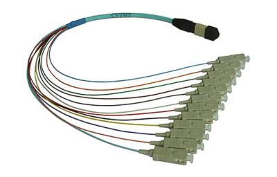 Cina Cavo di toppa a fibra ottica dell'APC UPC MPO 12FO per FTTH GPON CATV in vendita