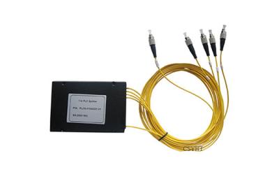 中国 2.0mmケーブル1260nmの繊維光学PLCのディバイダー1x4のABS箱のタイプ 販売のため