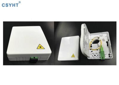 China Da manutenção programada 4c do ABS FTTH da terminação milímetro do SC LC Iso9001 frente e verso da caixa 2 fixado na parede à venda