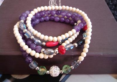 China Pulseras de la púrpura de la moda en venta