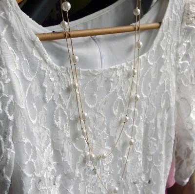 China La joyería de la moda gotea los ornamentos del paño del collar de los filamentos en venta