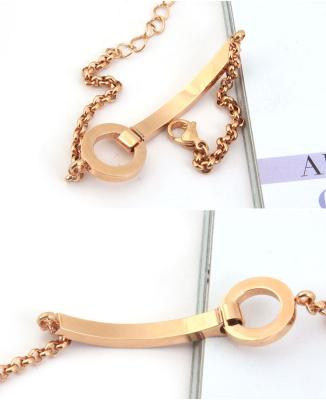 China Forme a mujeres la joyería la pulsera de acero titanium del brazalete con joyería al por mayor de los diamantes en venta
