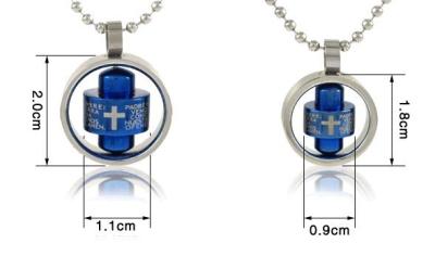 China Forme a joyería de los pares el acero inoxidable los amantes pendientes del collar ornamento de metal de los collares en venta