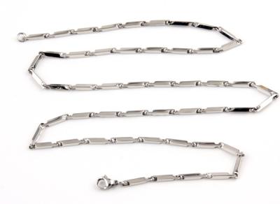 China Forme a hombres la joyería los hombres del collar del acero inoxidable la cadena los 50cm final superior en venta