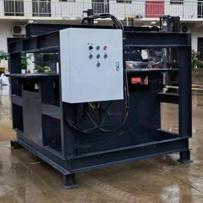 중국 첨단 태양 전지 패널 알루미늄 프레임 제거 재활용 기계 5.5KW 모터 전력 판매용
