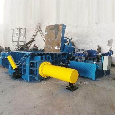 중국 금속 재활용 블록 제조를 위한 30kW 수직 수압 폐기물 금속 압축 기계 판매용