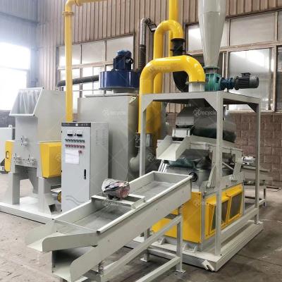 중국 3700KG 무게 산업용 구리 케이블 와이어 재활용 기계 PVC 분리 공장 판매용