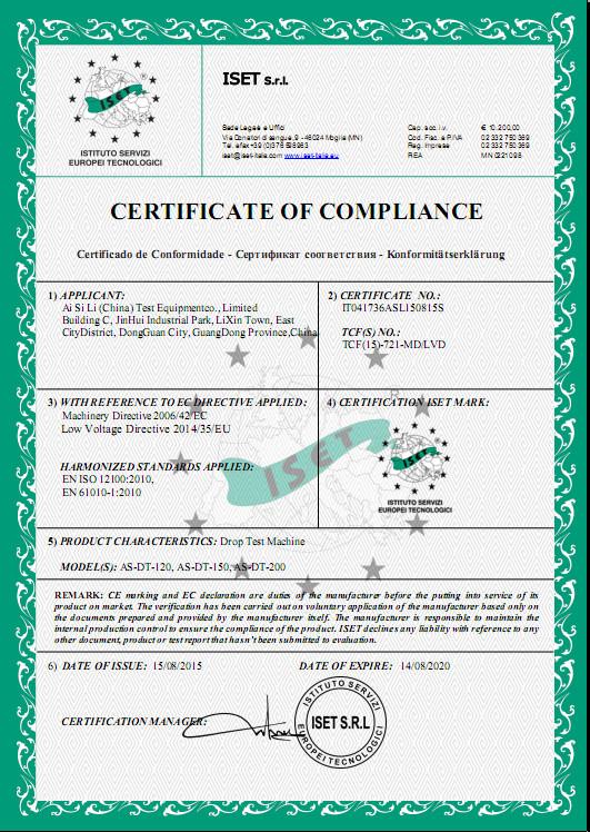 CE - ASLi (CHINA) TEST EQUIPMENT CO., LTD