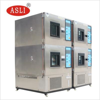 Cina Doppie camera di controllo di clima del dispositivo di laboratorio di zona/macchina della prova umidità di temperatura in vendita