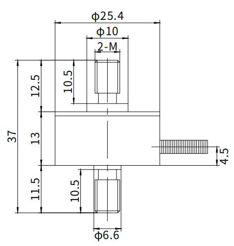 Tension and compression load cell 1kg to 200kg dimension