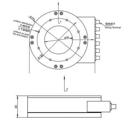 중국 멀티 포스 6 축 센서 웨이트 센서 로드 셀 로보틱스 생산 재료 의료 애플리케이션 협업 로봇 판매용