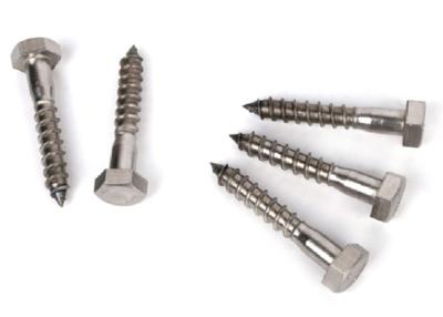 Chine Le bois auto-fileteux de tête de retard d'hexagone visse DIN 571/norme ANSI/ASME B 18.2.1 à vendre