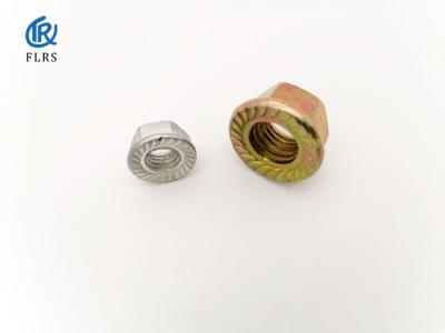 Cina La testa esagonale di Gr5 M6 ha dentellato il rivestimento normale del controdado DIN6923 della flangia in vendita