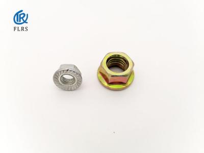 Cina La testa esagonale di Gr5 M6 ha dentellato il rivestimento normale del controdado DIN6923 della flangia in vendita